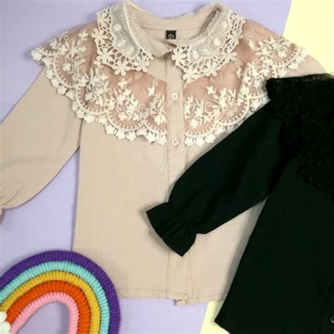 خرید و قیمت بلوز مجلسی دخترانه تک رنگ صورتی 3 تا 10 سال جنس نخ لنین از