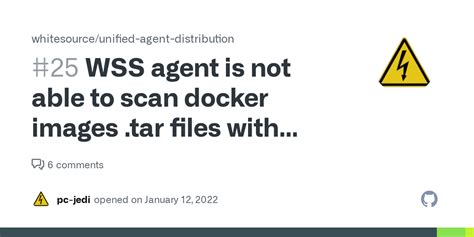 Wss Agent Is Not Able To Scan Docker Images Tar Files With Gzip Layers