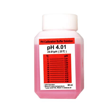 Jual PH Cair Dalam Botol 60 Ml Calibration Solution PH Buffer Solution Larutan Ph Buffer