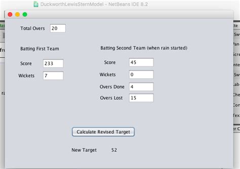 github codingblazer cricket target score adjustment an alternate