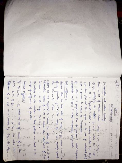 Maths Interpolation Pdf