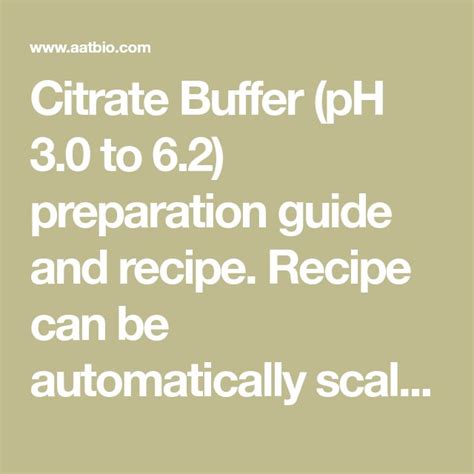 Carbonate Bicarbonate Buffer Recipe Ph 9 2 To 10 6