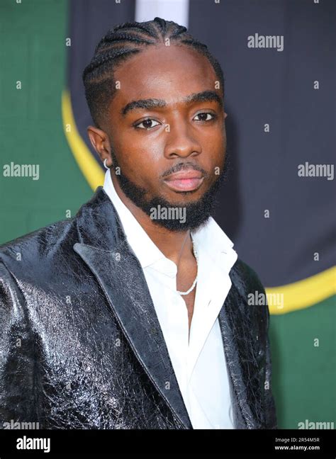 Westwood Usa 31st May 2023 Caleb Mclaughlin Arrives At The Shooting
