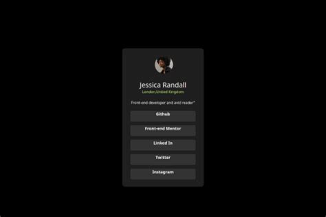Frontend Mentor Social Profile Using React And Tailwind Css Coding Challenge Solution