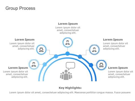 Overlaped Process PowerPoint Template SlideUpLift