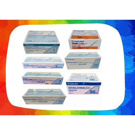 Andยกกล่อง Terumo Syringe กระบอกฉีดยา ยี่ห้อ เทอรูโม Shopee Thailand