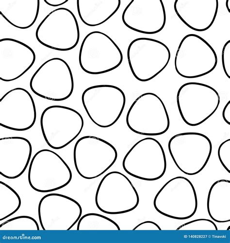 White Abstract Triangular Pieces With Soft Edges Random Manner Repeating Pattern Stock