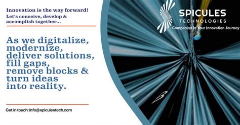 Spicules Technologies On Linkedin Facilitating Innovation With Product