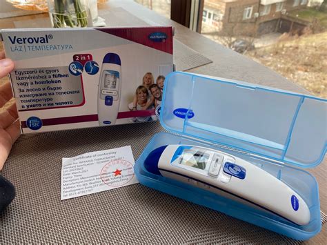 Инфрачервен термометър за ухо и чело Hartmann Veroval 2 In 1 гр Стара Загора Била • Olx Bg