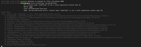Bizarre Dialog Engine Error When Typing Entity Out Of Nowhere · Issue 1034 · Botpressv12 · Github