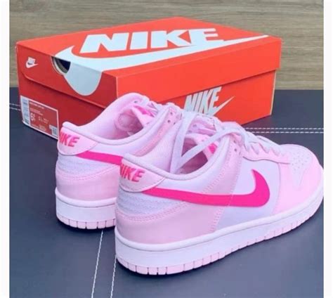 Pink Jordan Dunks Pink Nike Shoes Cute Nike Shoes Preppy Shoes