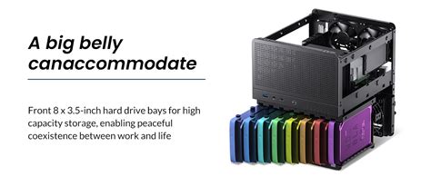 Jonsbo N3 Mini Itx Nas Pc Chassis Itx Computer Case 8hhd