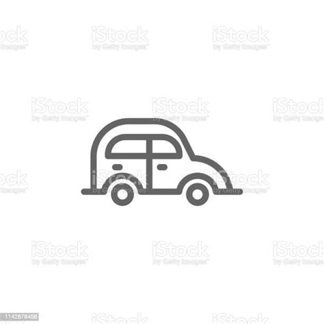 어머니의 날 자동차 개요 아이콘입니다 어머니의 날 그림 아이콘의 요소입니다 기호와 기호는 웹 로고 모바일 앱 Ui Ux에 사용할 수 있습니다 0명에 대한 스톡 벡터 아트 및