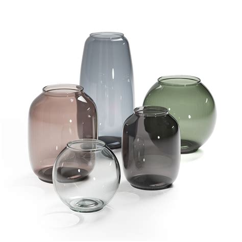 유리 꽃병 세트 03 3d 모델 9 Fbx Obj Max Free3d