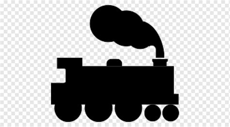기차 철도 수송 증기 기관차 기차 본문 단색화 검은 Png Pngwing