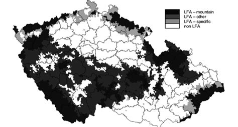 Lfa Classification In 2007 Vymezení Lfa V Roce 2007 Source Nv č Download Scientific