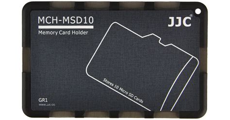 JJC Memory Card Case Black MCH MSD10GR B H Photo Video