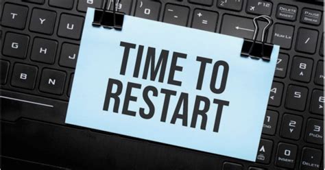 How To Restart A Laptop Computer Easy Step By Step Guide