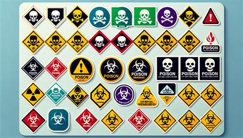 Free Printable Poison Labels Download Warning Stickers For Safe