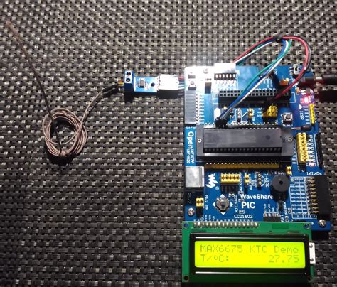 Libstock Max6675 K Type Thermocouple Sensor Demo