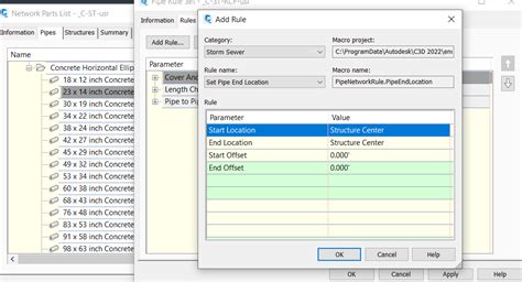 Solved 2d Length Of Pipe Is Showing Center Of Center I Want Pipe To Be Shown To Inside Walls