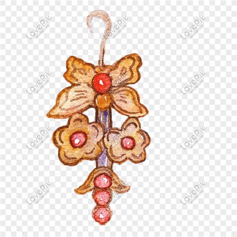 황금 귀걸이 Png 일러스트 및 벡터 이미지 무료 다운로드 Lovepik