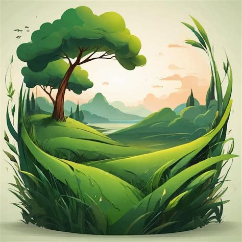 Premium Photo Creative Amp Smooth Grass Illustration