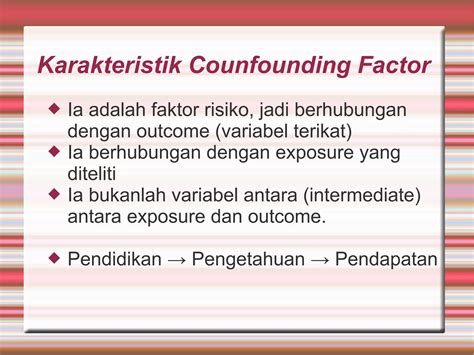 Confounding Factor Pdf