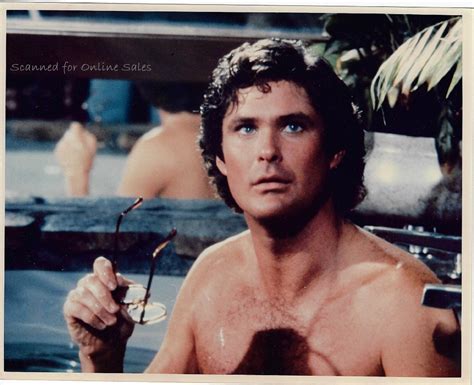 Baywatch David Hasselhoff Takes Of Glasses 8x10 Photo Etsy