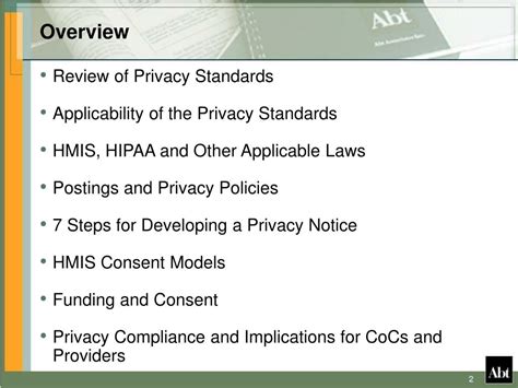 Ppt Hmis Data And Technical Standards Privacy Requirements And Compliance Powerpoint Presentation
