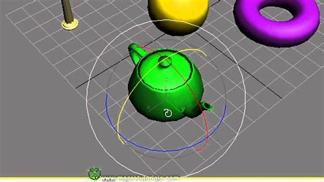 3D Studio Max Tutorial How To Move Rotate And Scale Change The