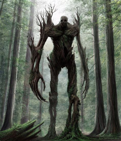 Protector Of The Forests Лесные существа Фантазия лес Сказочные