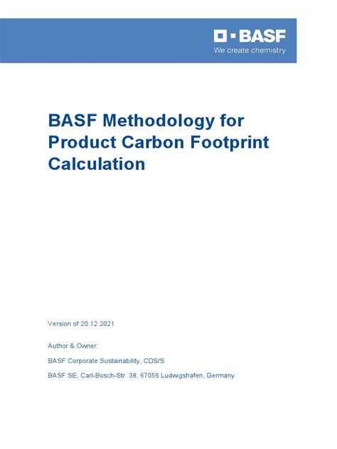 Methodology For Product Carbon Footprint Calculation Pdf Life Cycle Assessment Carbon