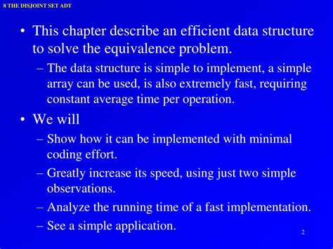 Ppt 8 The Disjoint Set Adt Powerpoint Presentation Free Download