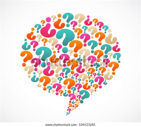 Speech Bubble Question Mark Icons Stock Vector Royalty Free 104523281