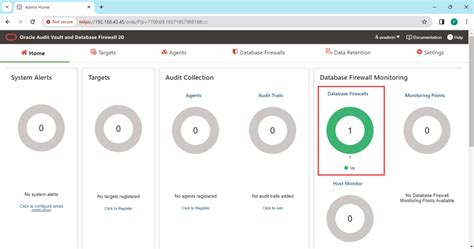 Register Database Firewall With Audit Vault Server Orakldba Oracle Tutorial