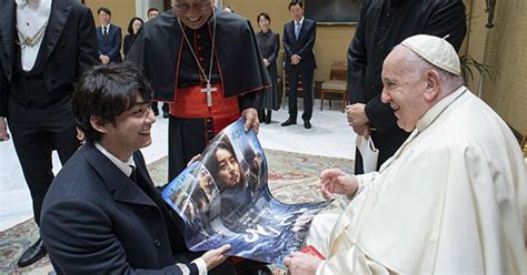 김대건 신부 영화 ‘탄생 주역들 만난 교황 “천만 관객 기원”
