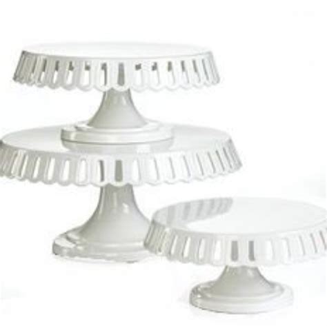 Assorted White Cake Stands Showit Blog