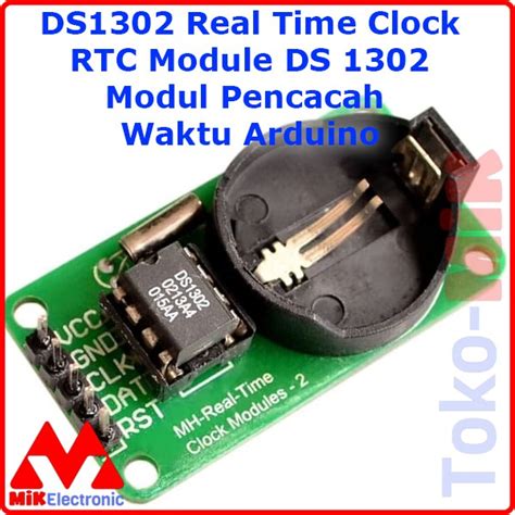 Jual Ds1302 Real Time Clock Rtc Module Ds 1302 Modul Pencacah Waktu Arduino Shopee Indonesia