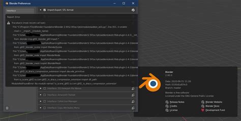 Enable Plugin Fails Sketchfab Plugin 1 4 1 Blender 290 Windows 10