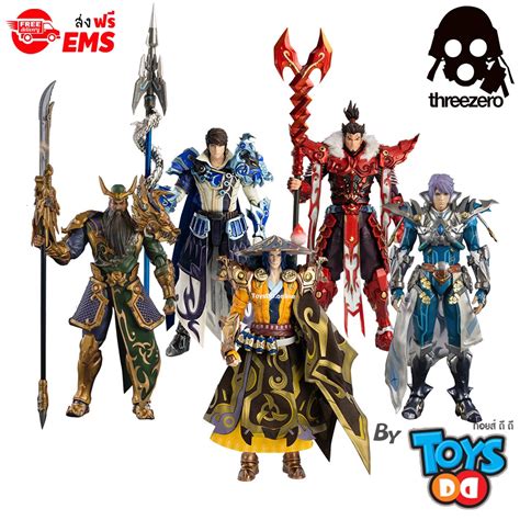 Threezero X Tencent Honor Of Kings Set Of 5 Figures Shopee Thailand