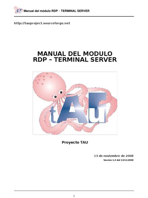 Manual Modulo Rdp Terminal Server Pdf Terminal De Computadora Servidor Computación