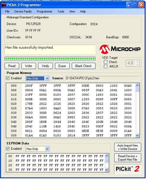 Pic12f629 And Mplab на симуляторе работает а при Mcs51 Avr Pic Stm8