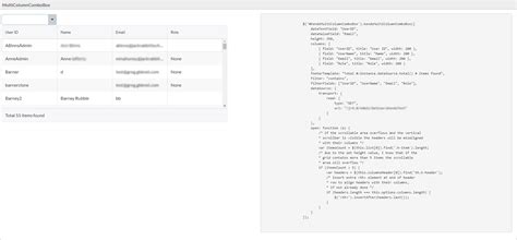Misaligned Headers And Columns In Kendo Ui For Jquery Multicolumncombobox Telerik Forums