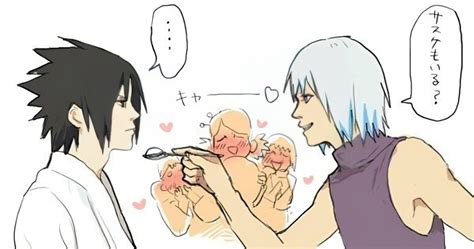 Hoozuki Suigetsu Uchiha Sasuke Naruto Series Naruto Shippuuden