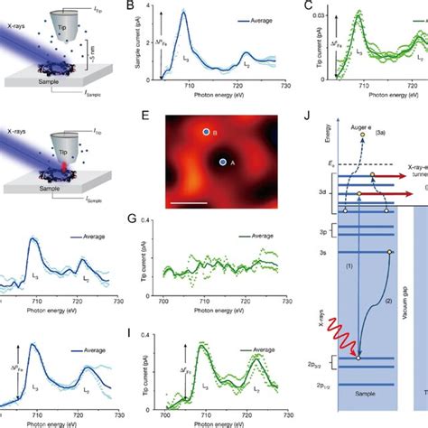 A Schematic Of Sx Stm In The Far Field Regime B Stm Xas Spectra Of