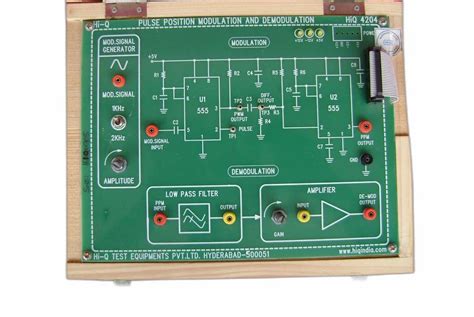 Digital Pulse Position Modulation And De Modulation Hiq 4204 For Laboratory At Rs 4550piece In