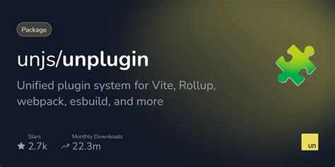 Unplugin · Packages · Unjs