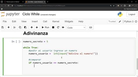 Aprende Python Desde Cero A Experto Con Jupyter Notebook Ciclo While