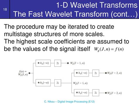 Ppt Wavelets And Multiresolution Processing Wavelet Transforms